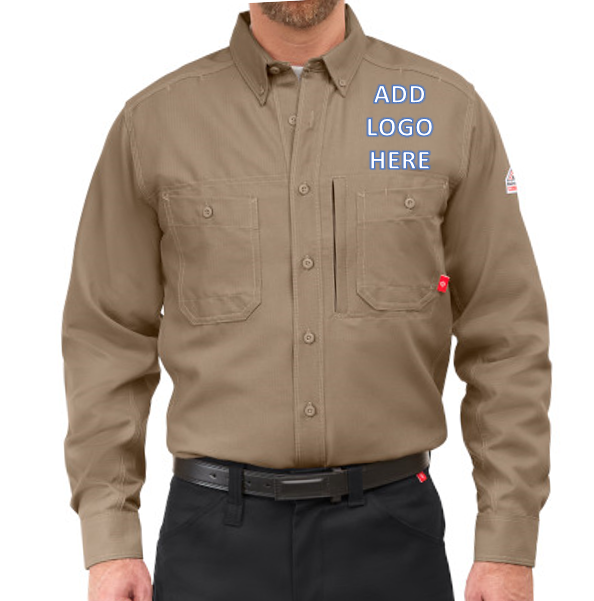 Bulwark [QS42] iQ Series Endurance Collection Men's FR Uniform Shirt.