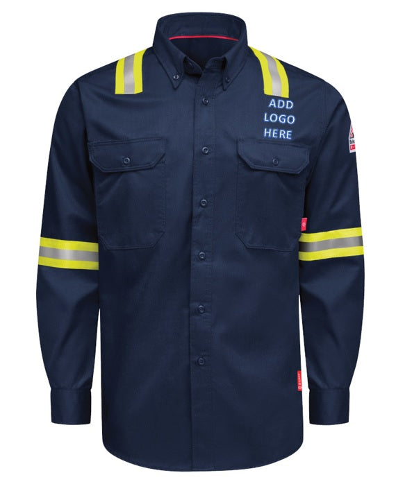 Bulwark [QS26-EHV] iQ Series Men’s Enhanced-Vis Midweight Comfort Wove