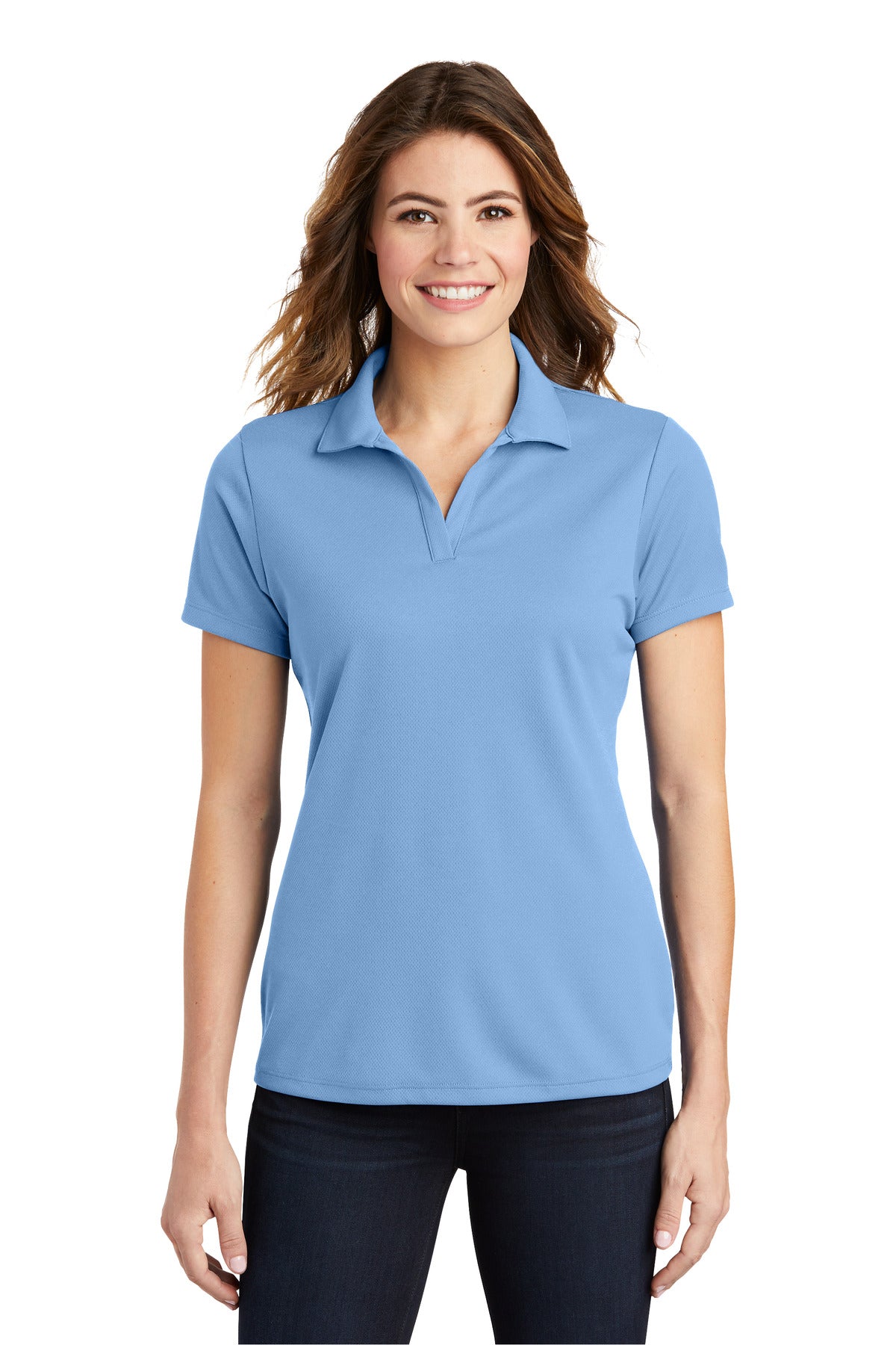 Sport-Tek ® Women's PosiCharge ® RacerMesh ® Polo. LST640 - Carolina Blue