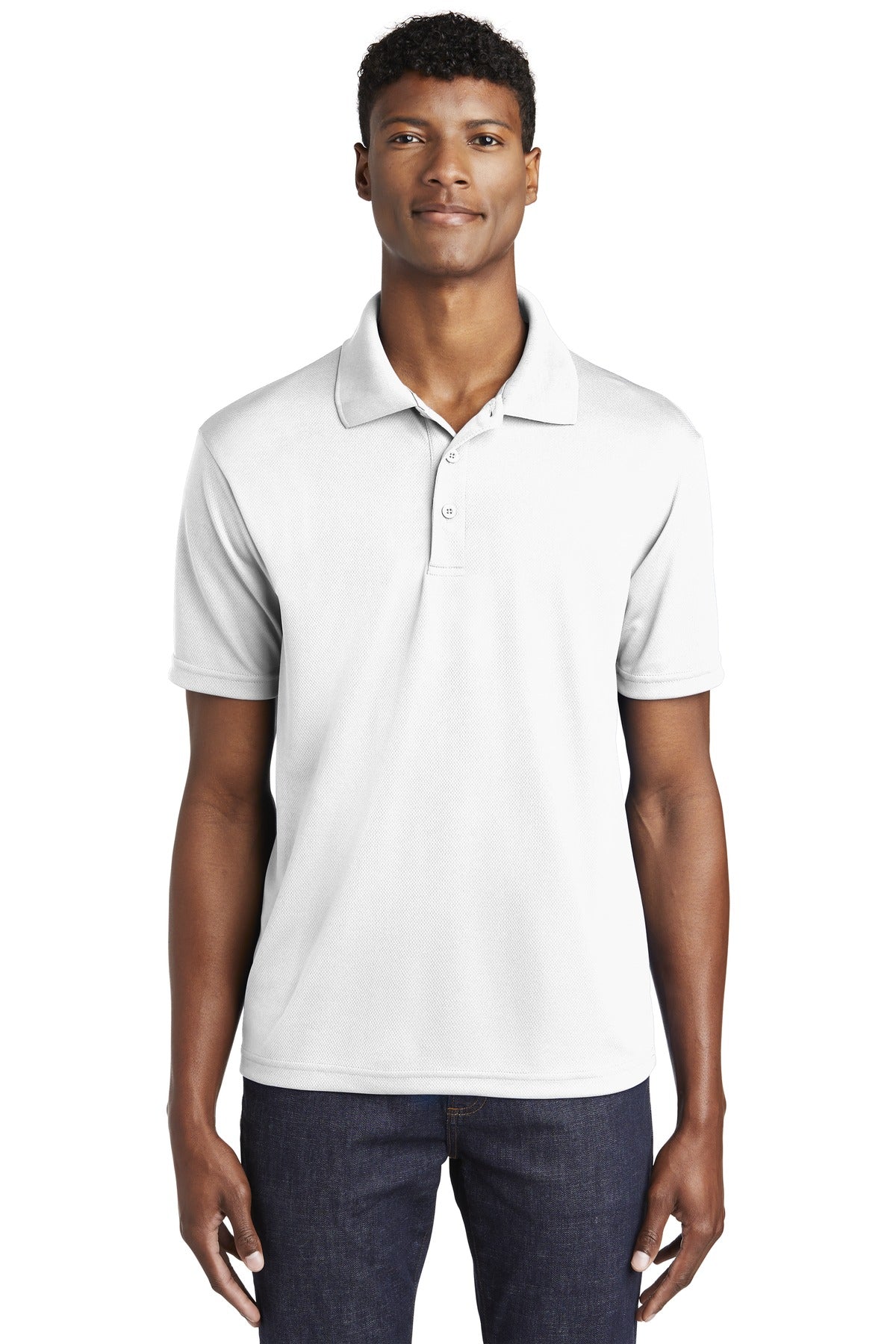Sport-Tek ® PosiCharge ® RacerMesh ® Polo. ST640 - White